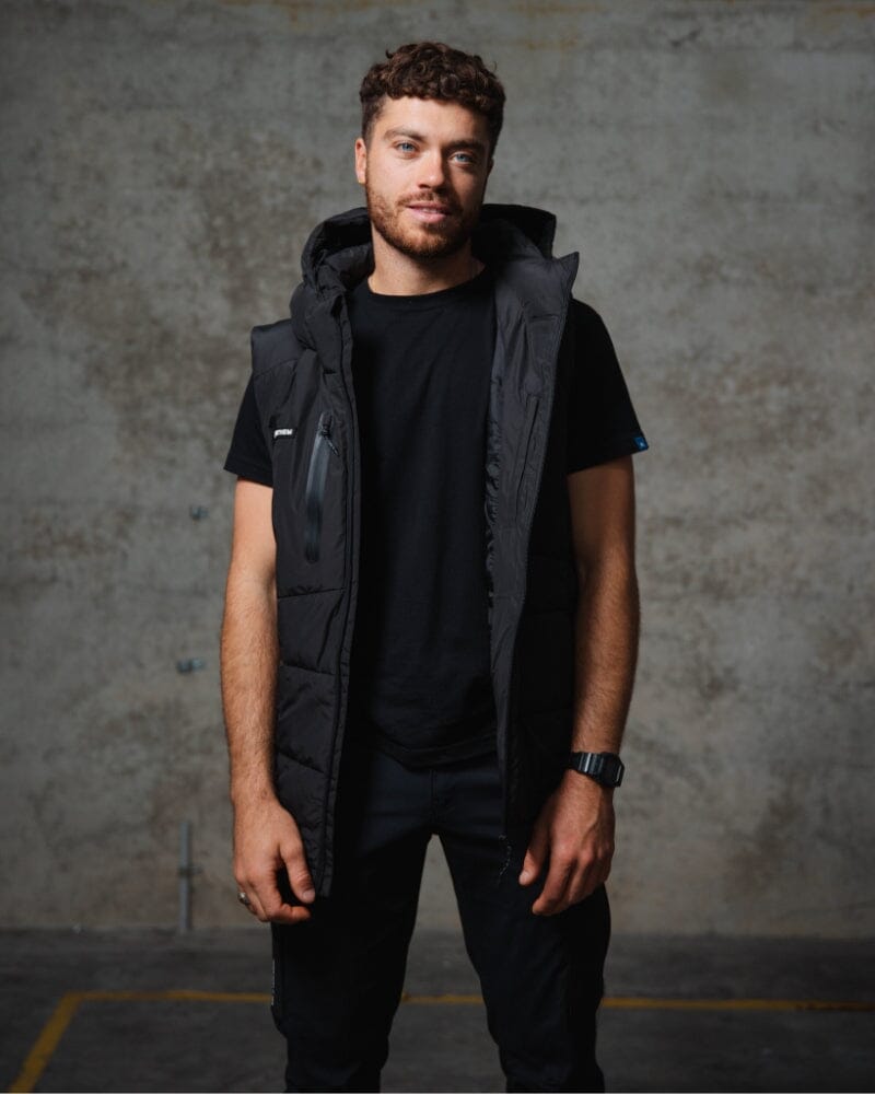 Anthem Triumph Puffer Vest - Black | Buy Online