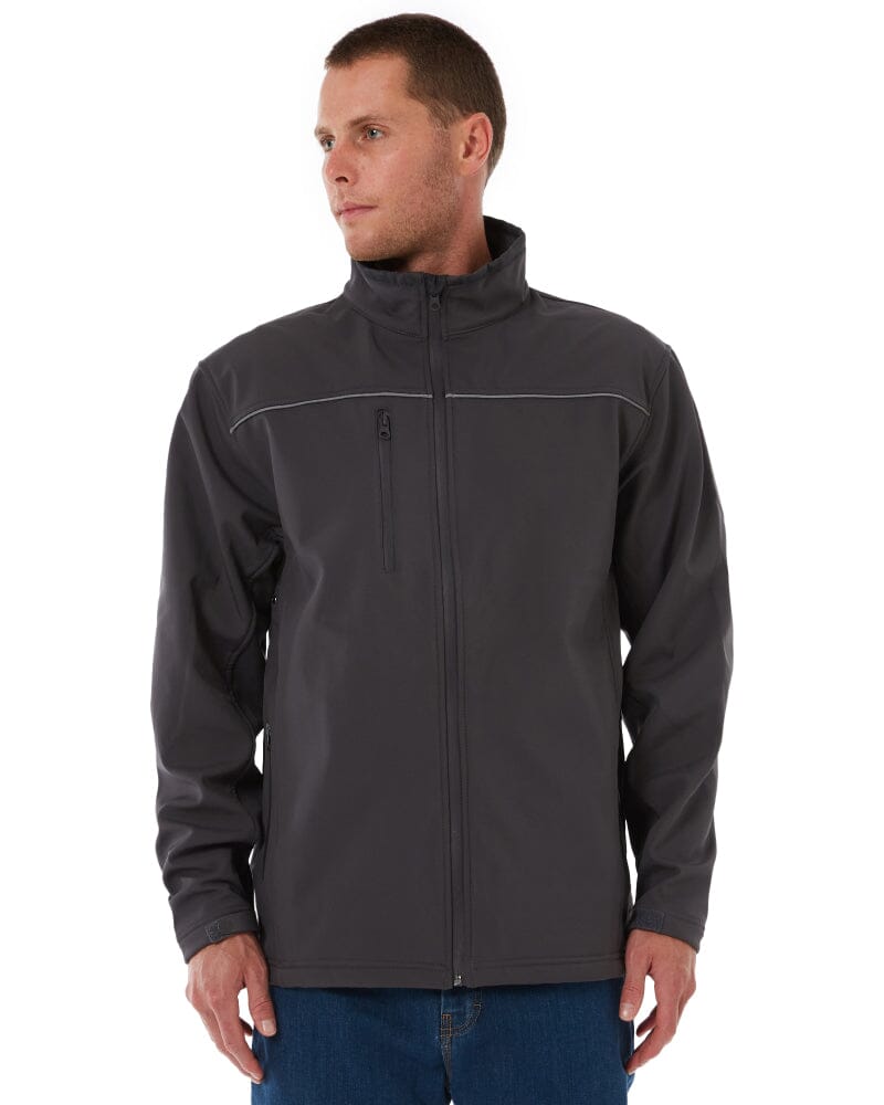 Bisley Mens Soft Shell Jacket - Charcoal | Buy Online