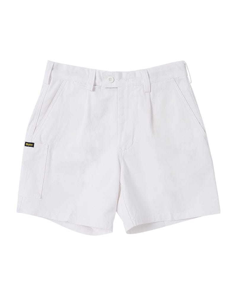 Bisley Work Shorts - White | Buy Online