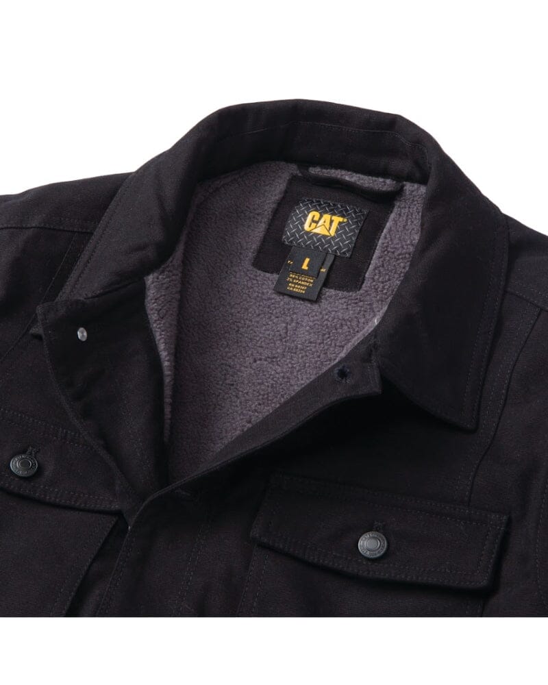 Caterpillar Trucker Jacket - Black | Buy Online