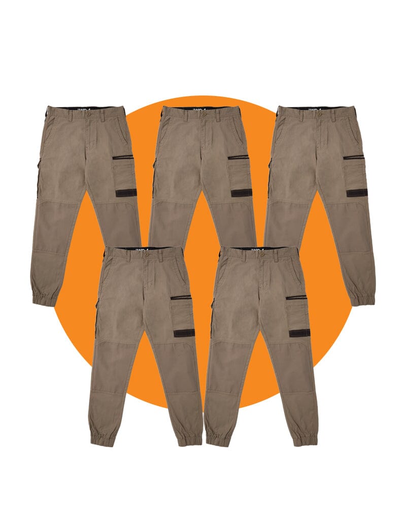 FXD Tradies WP-4 Stretch Cuffed Work Pants 5 Value Pack - Khaki | Buy ...