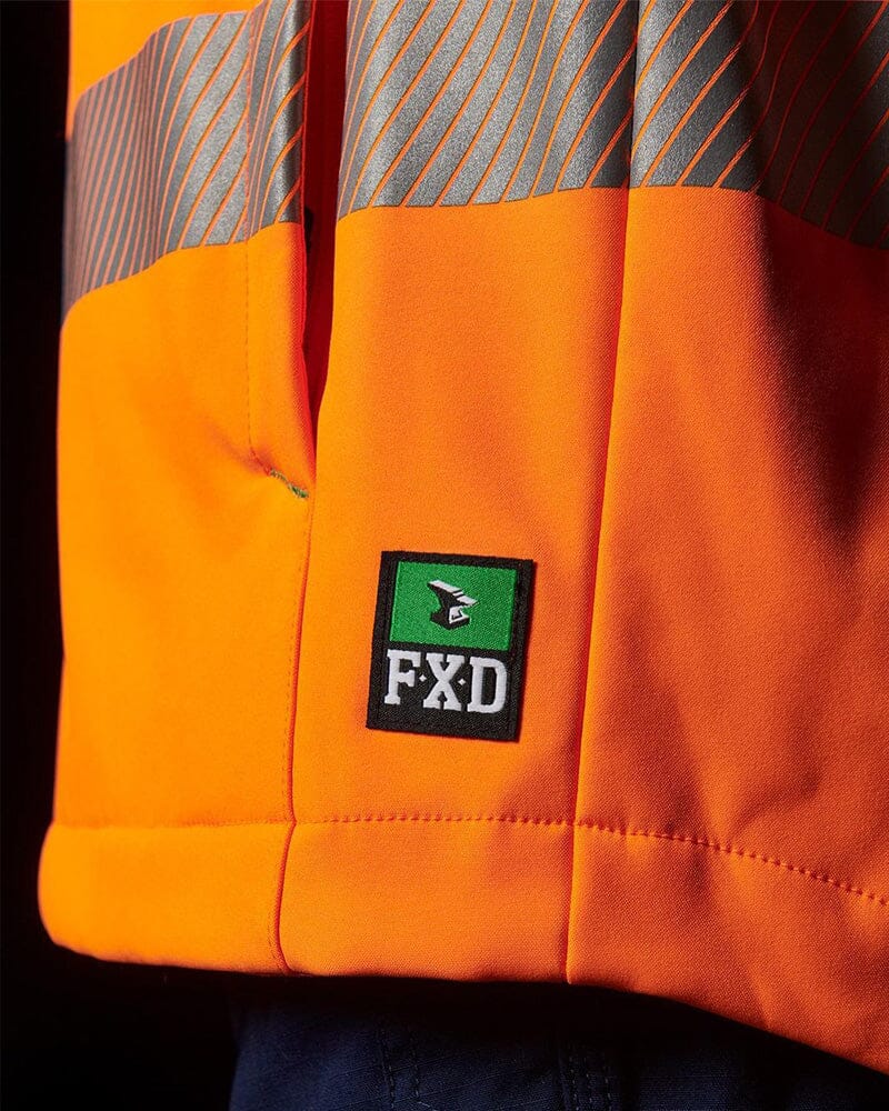 FXD WO-3T Taped Softshell Jacket - Orange | Buy Online