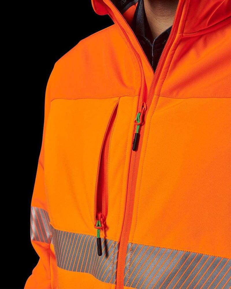 FXD WO-3T Taped Softshell Jacket - Orange | Buy Online