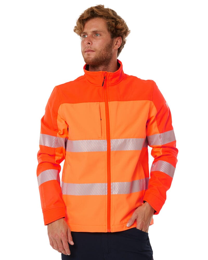 FXD WO-3T Taped Softshell Jacket - Orange | Buy Online
