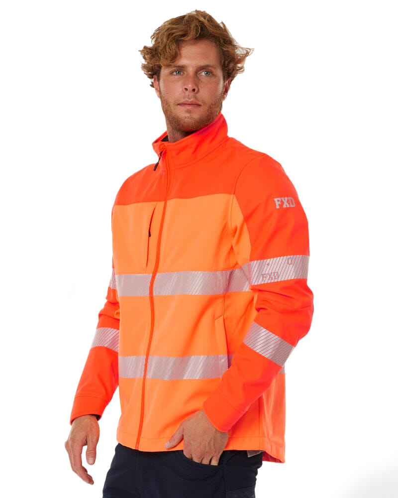 FXD WO-3T Taped Softshell Jacket - Orange | Buy Online