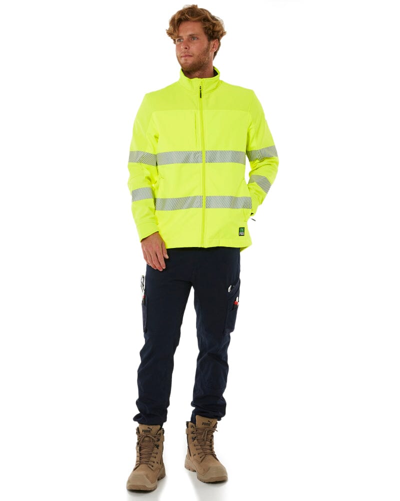 FXD WO-3T Taped Softshell Jacket - Yellow | Buy Online