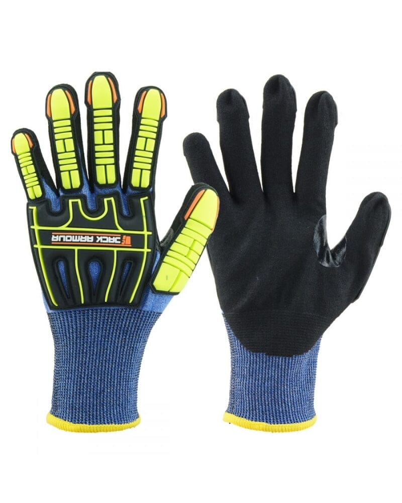 Jack Armour Supreme Gloves - Blue/Yellow | Buy Online