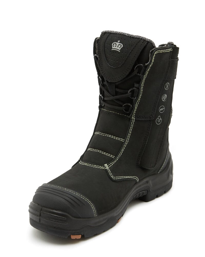 King Gee Bennu Pro 9 High Leg Work Boot - Black | Buy Online