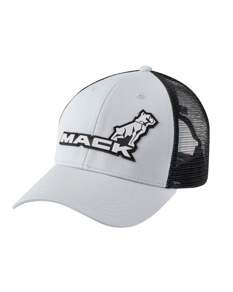 Mack 2 Tone Curved Trucker Cap - Silver/Grey | Buy Online