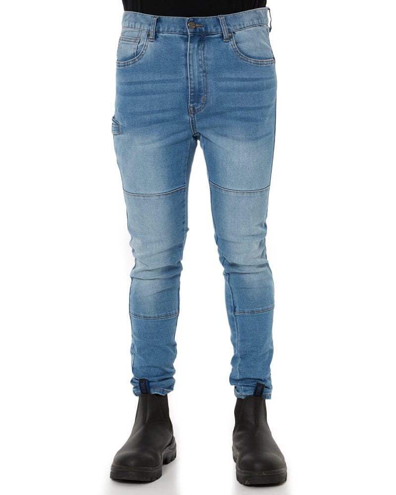 NXP.WRK Scope Slim Fit Work Jean - Mid Blue | Buy Online