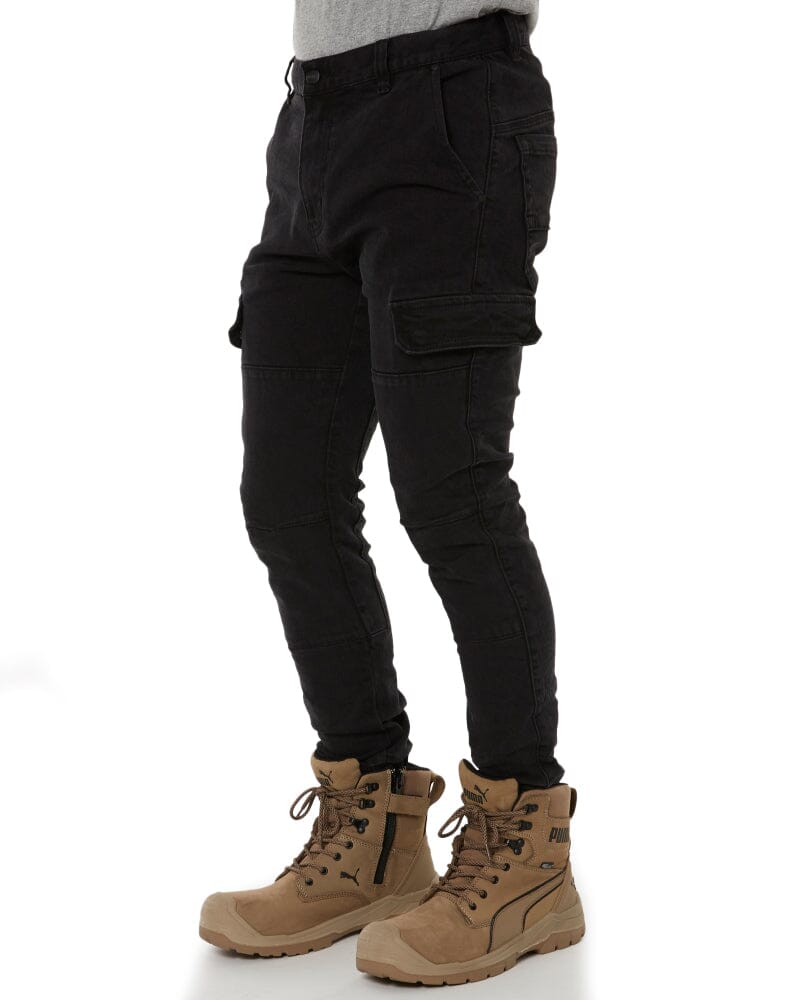 NXP.WRK Dozer Slim Fit Jogger Work Jean - Vintage Black | Buy Online