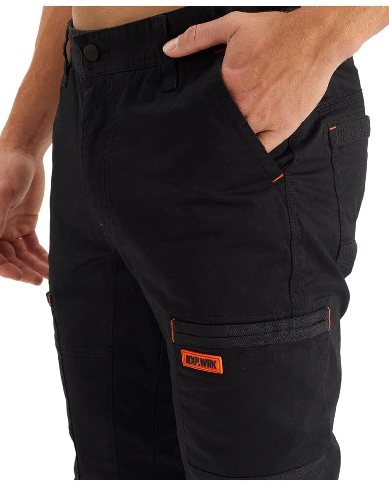 NXP.WRK Precision Slim Fit Work Pant - Black | Buy Online