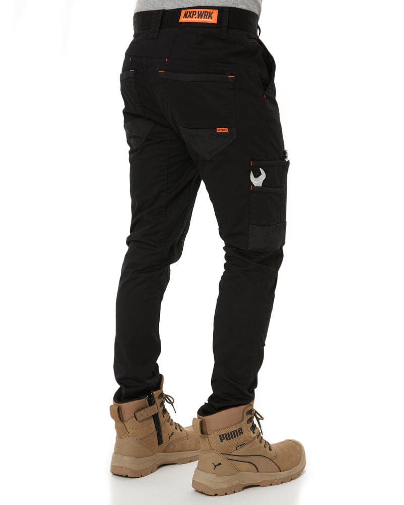 NXP.WRK Precision Slim Fit Work Pant - Black | Buy Online