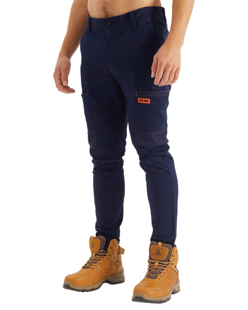 NXP.WRK Precision Slim Fit Work Pant - Navy | Buy Online