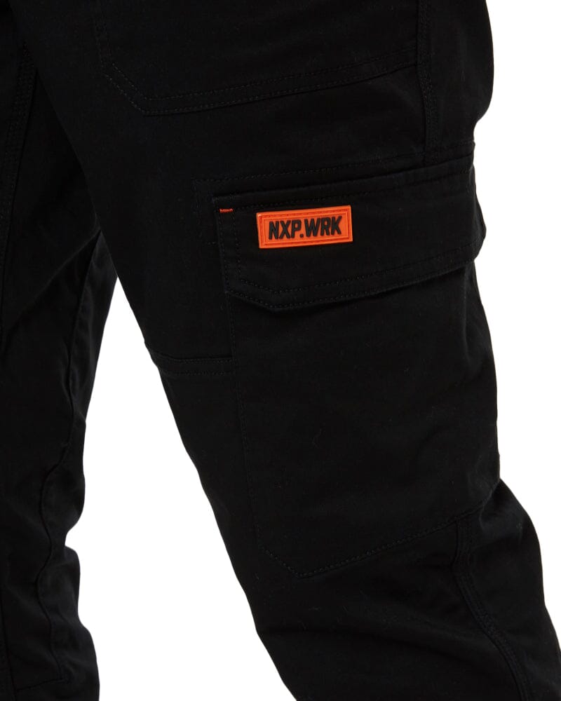 NXP.WRK Element Regular Fit Work Pant - Black | Buy Online