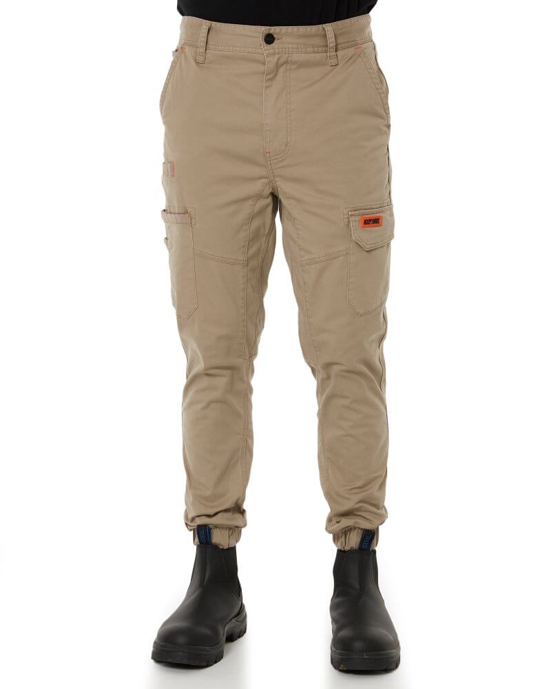 NXP.WRK Crossover Slim Fit Jogger Work Pant - Sand | Buy Online