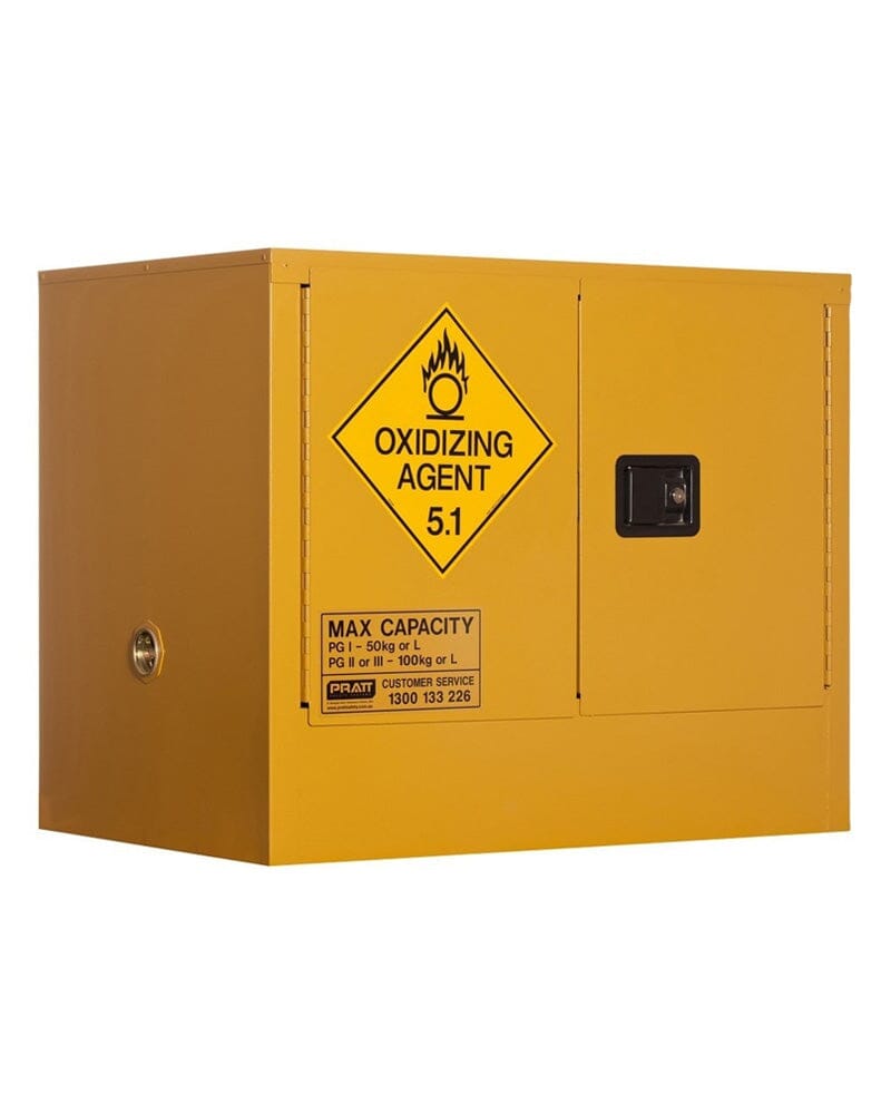 Pratt Safety Oxidizing Agent Storage Cabinet 100L 2 Doors 1 Shelf ...
