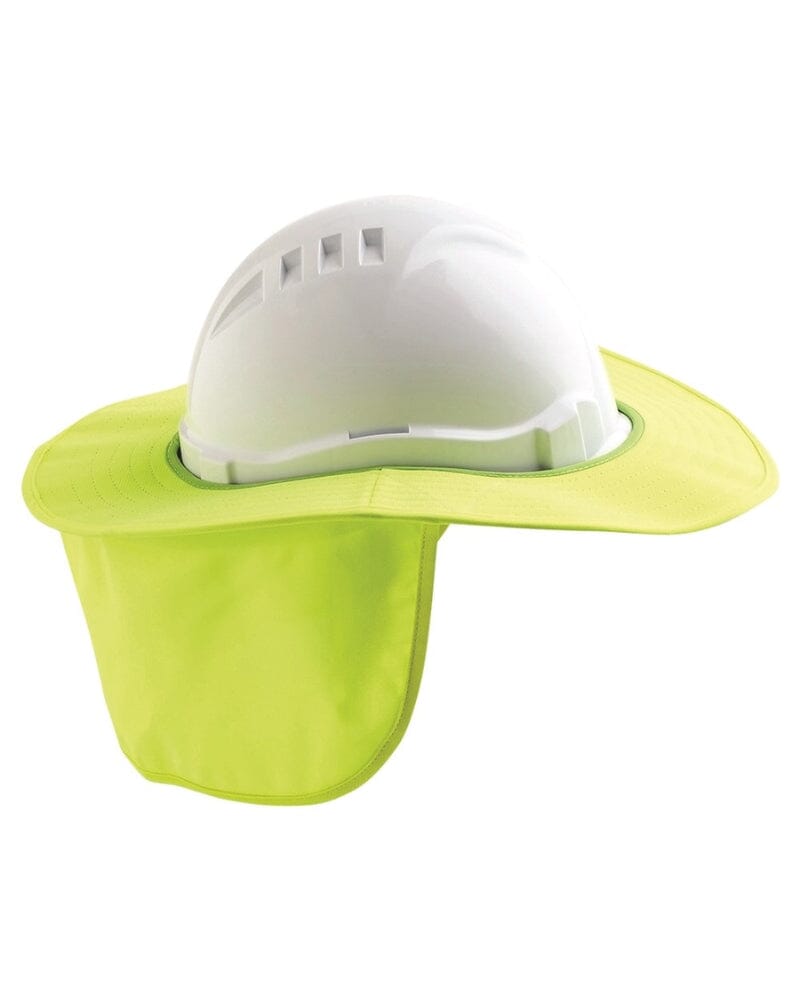 ProChoice Hard Hat Brim With Neck Flap - Fluro Yellow | Buy Online