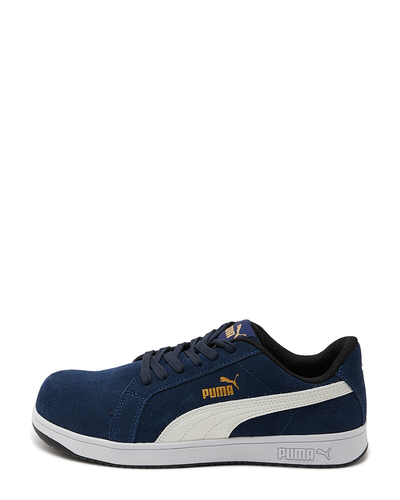 Puma Iconic Suede Heritage Safety Shoe - Blue | Buy Online