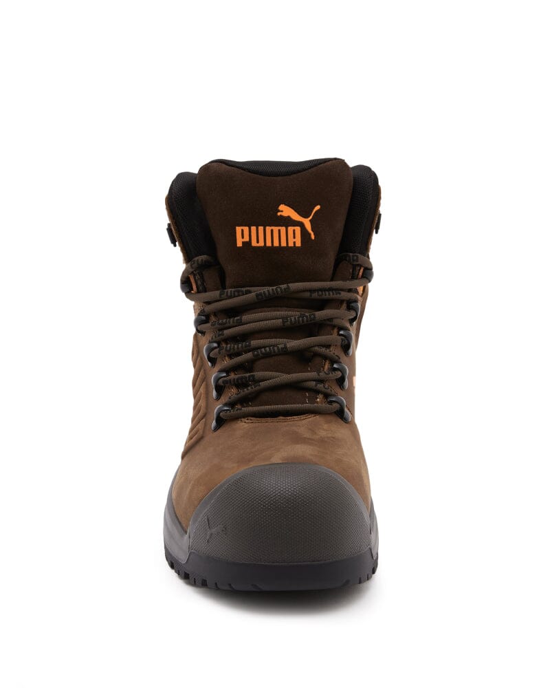 Puma Iron Heavy Duty Mid Cut Safety Boot - Brown | Buy Online