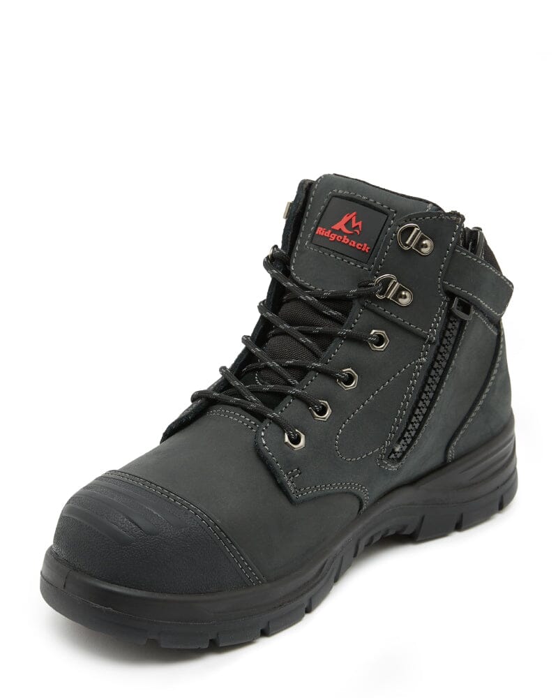 Ridgeback Digger Zip Side Safety Boot - Black | Buy Online