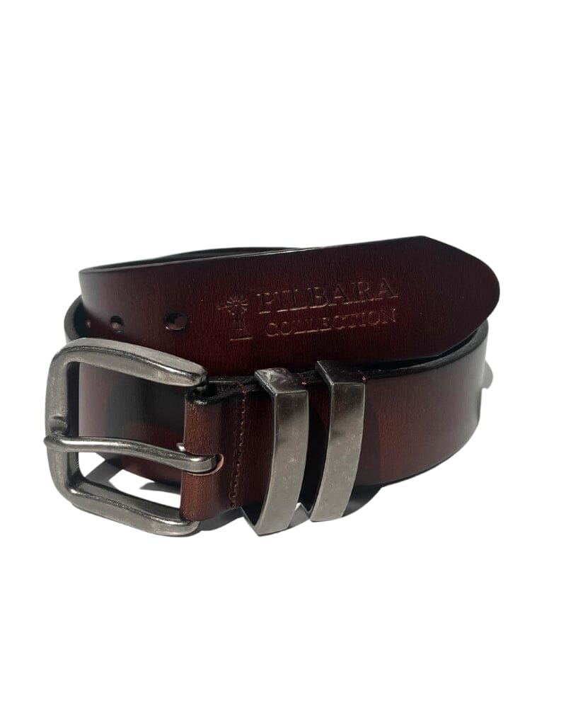 Pilbara Pilbara Leather Belt - Tan | Buy Online