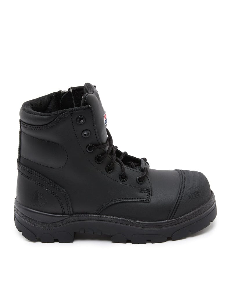 Steel Blue Argyle Zip Scuff Cap Composite Safety Boot - Black | Buy Online