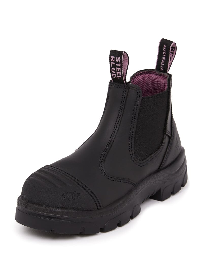 Steel Blue Ladies Hobart Scuff Safety Boot - Black | Buy Online