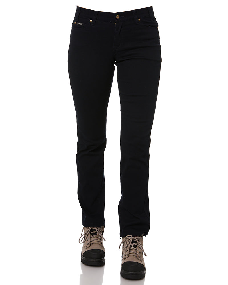 Pilbara Ladies Cotton Stretch Jeans - Ink | Buy Online