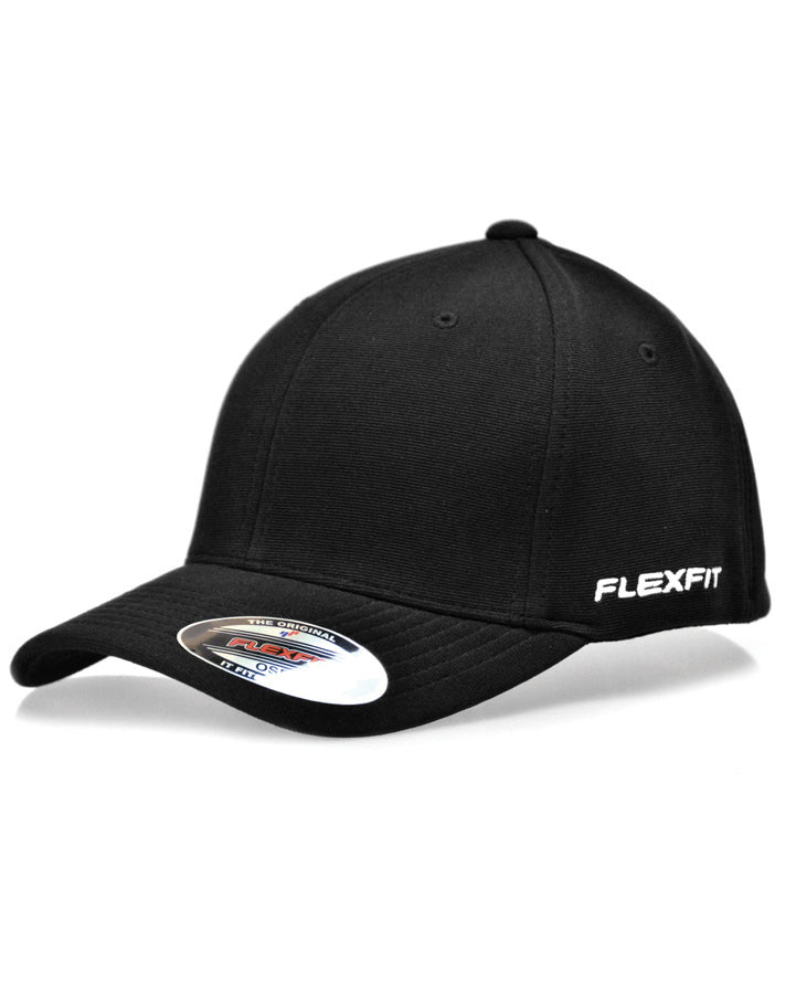 Flexfit Mini Ottoman Fitted Cap - Black | Buy Online