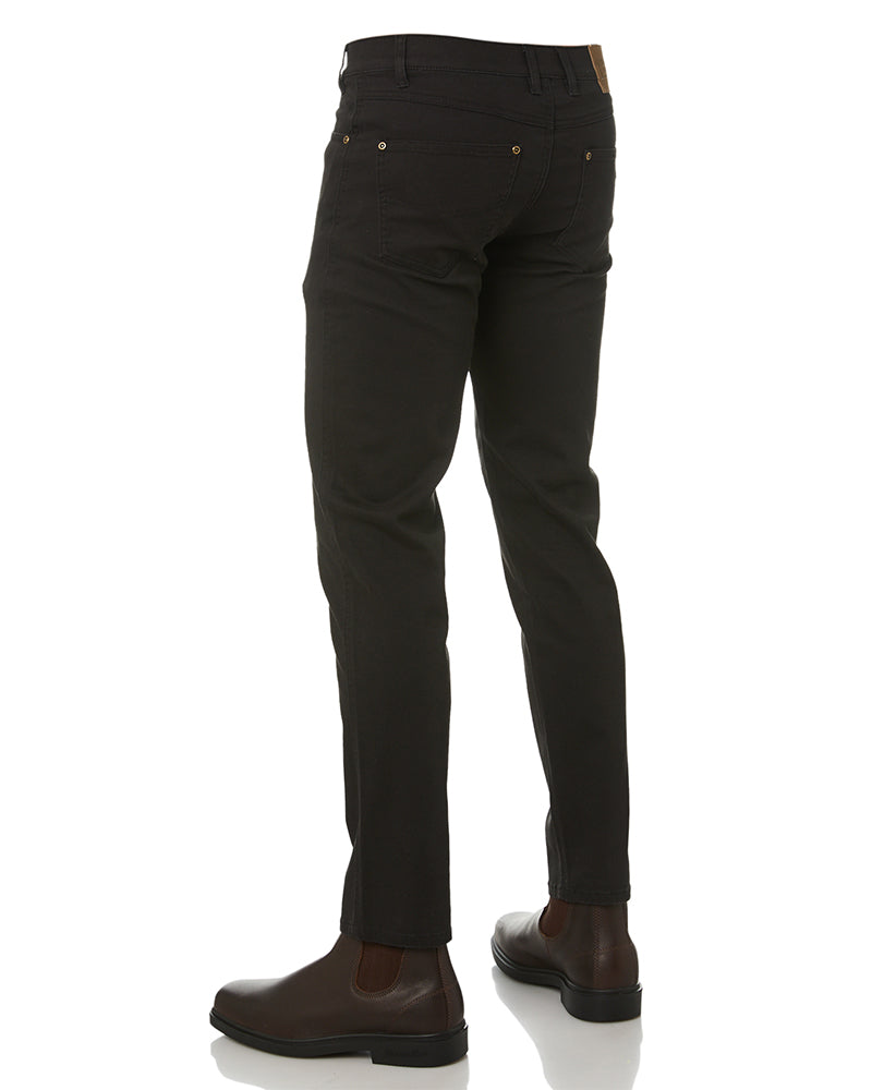 Pilbara Cotton Stretch Jeans - Black | Buy Online
