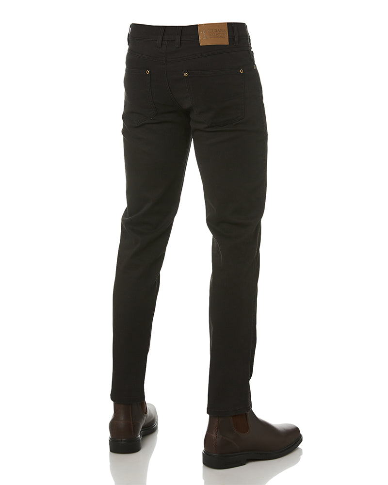 Pilbara Cotton Stretch Jeans - Black | Buy Online