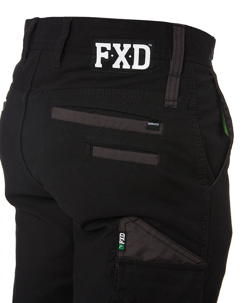 FXD WP-4 Stretch Cuffed Work Pants - Black | Buy Online