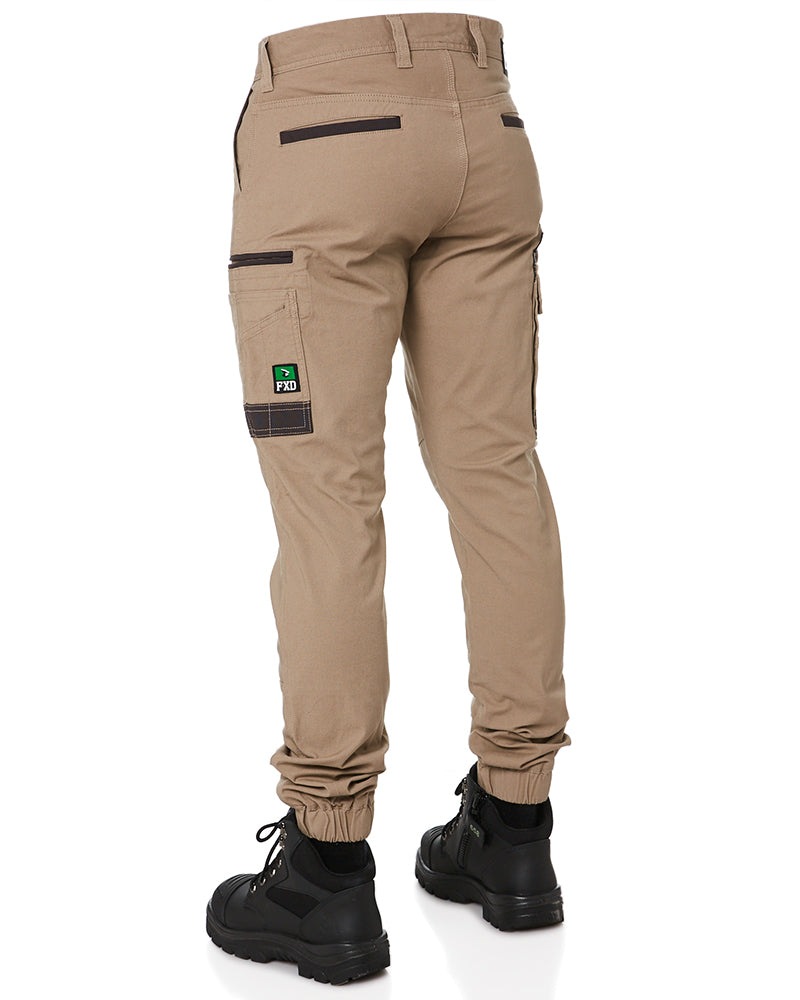 FXD WP-4 Stretch Cuffed Work Pants - Khaki | Buy Online