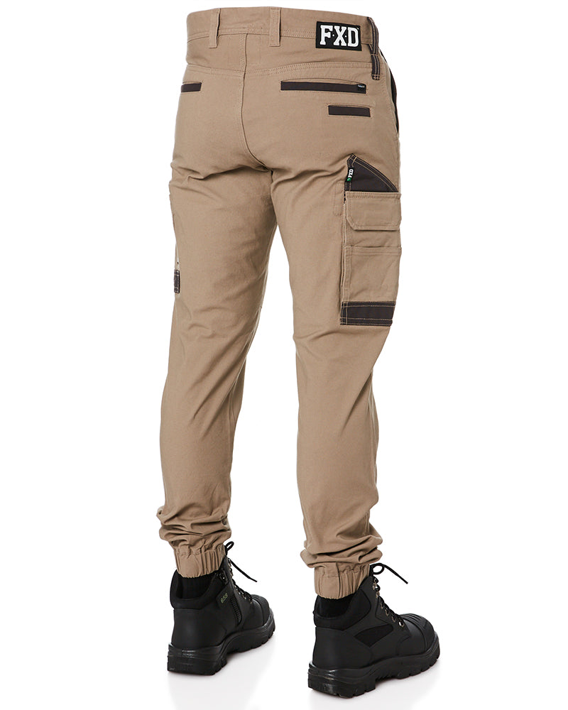 FXD WP-4 Stretch Cuffed Work Pants - Khaki | Buy Online
