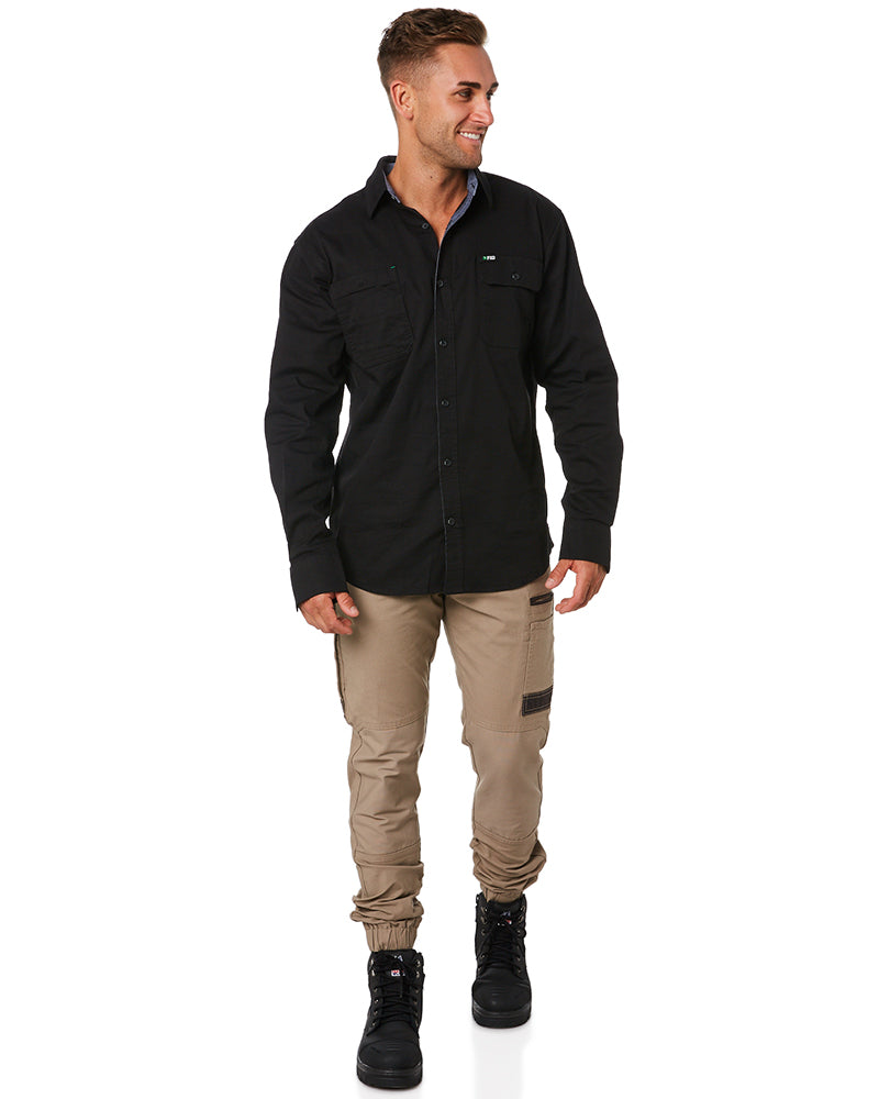 FXD WP-4 Stretch Cuffed Work Pants - Khaki | Buy Online