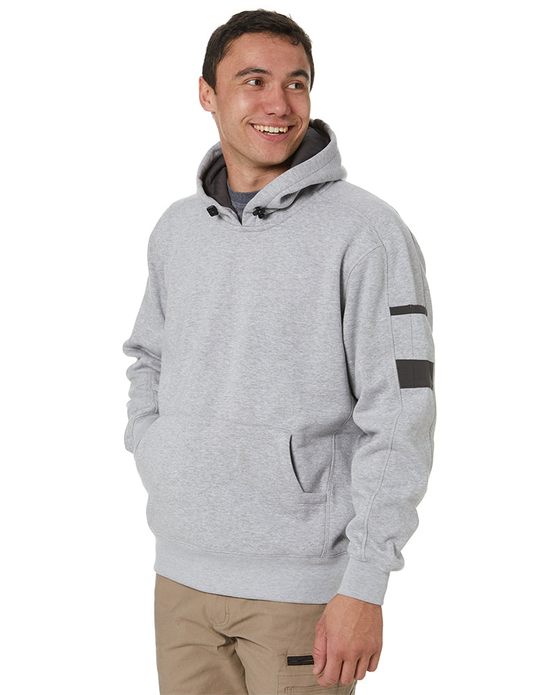 Bisley Work Fleece Hoodie - Grey Marle | Buy Online