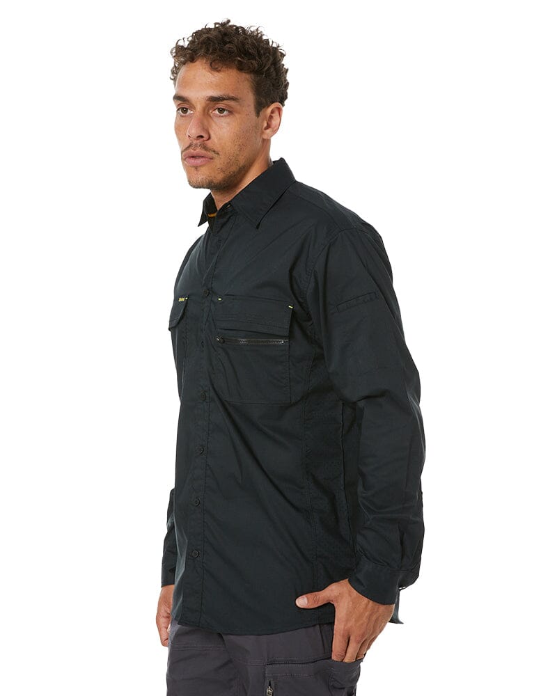 Bisley X Airflow Stretch Ripstop Shirt - Black | Buy Online