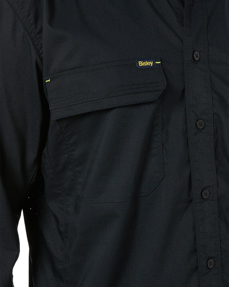 Bisley X Airflow Stretch Ripstop Shirt - Black | Buy Online