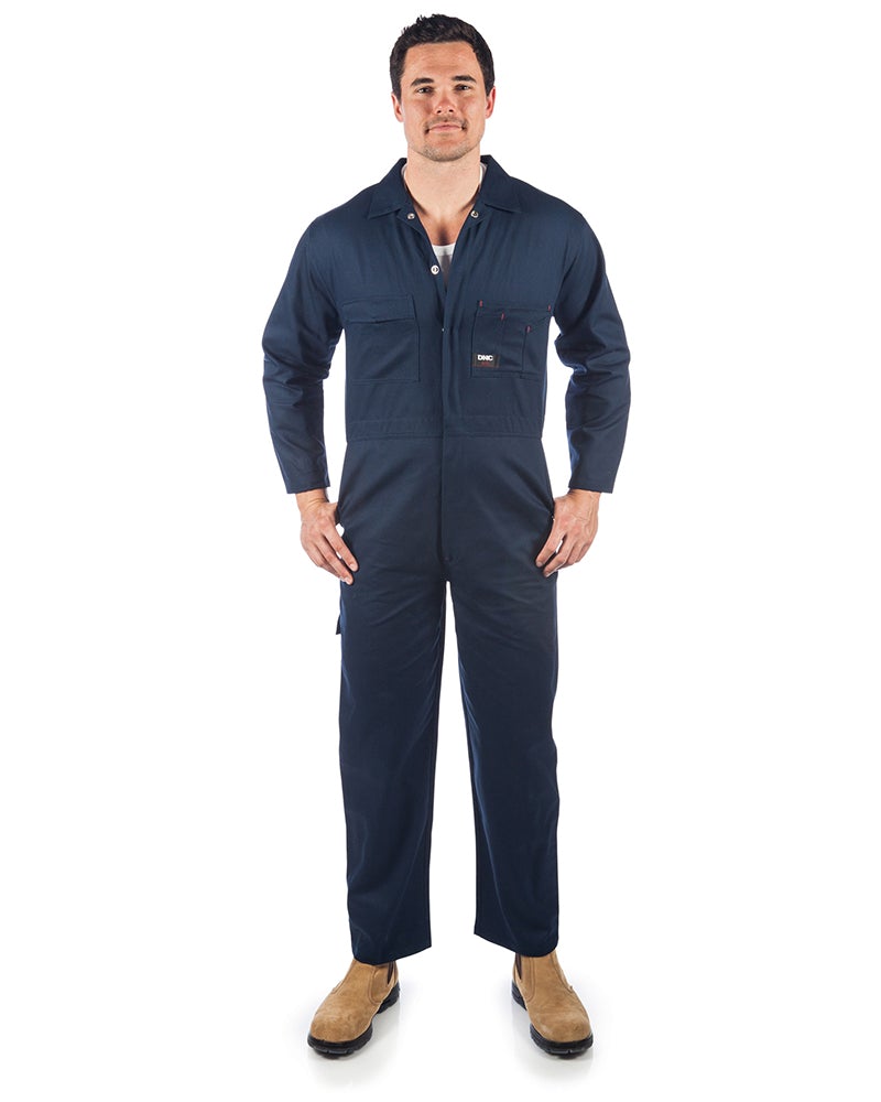 DNC Cotton Drill Coverall - Navy | Buy Online