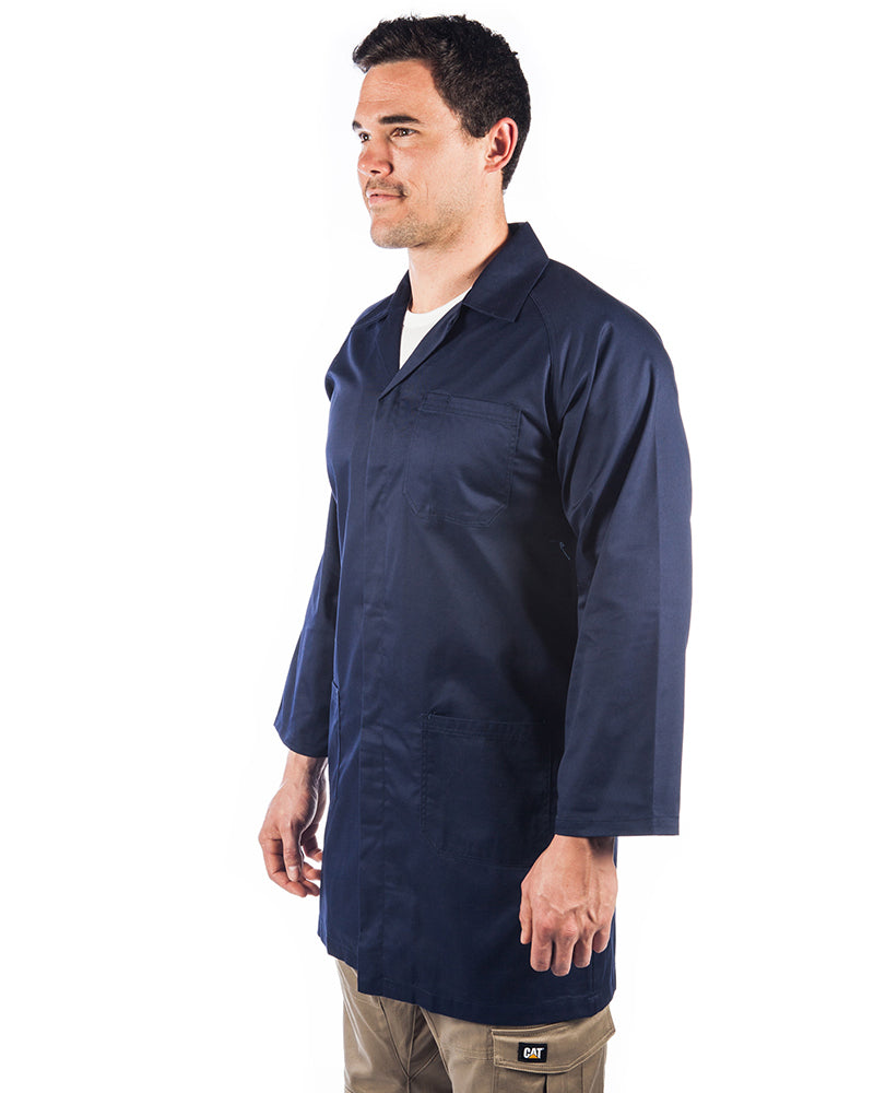 DNC Polyester cotton dust coat (Lab Coat) - Navy | Buy Online