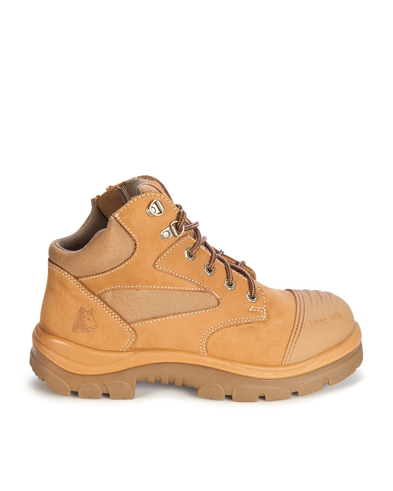 Steel Blue Parkes Zip Scuff Cap Safety Boot - Wheat | Buy Online