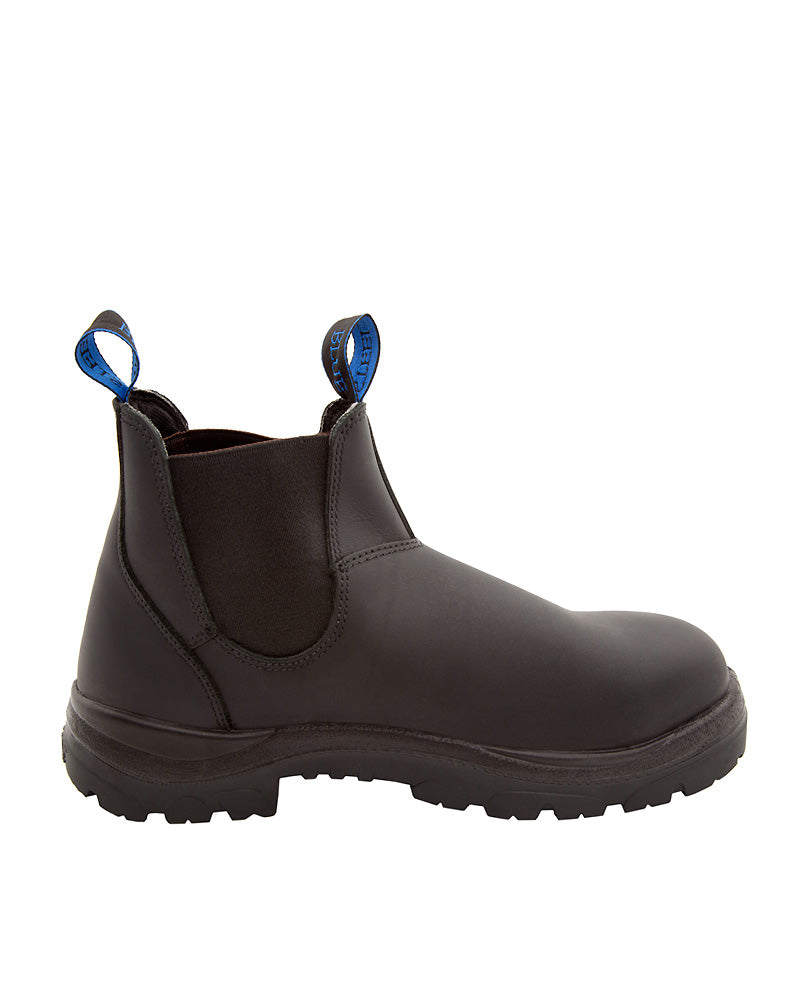 Steel Blue Hobart Elastic Sided Boot - Black | Buy Online