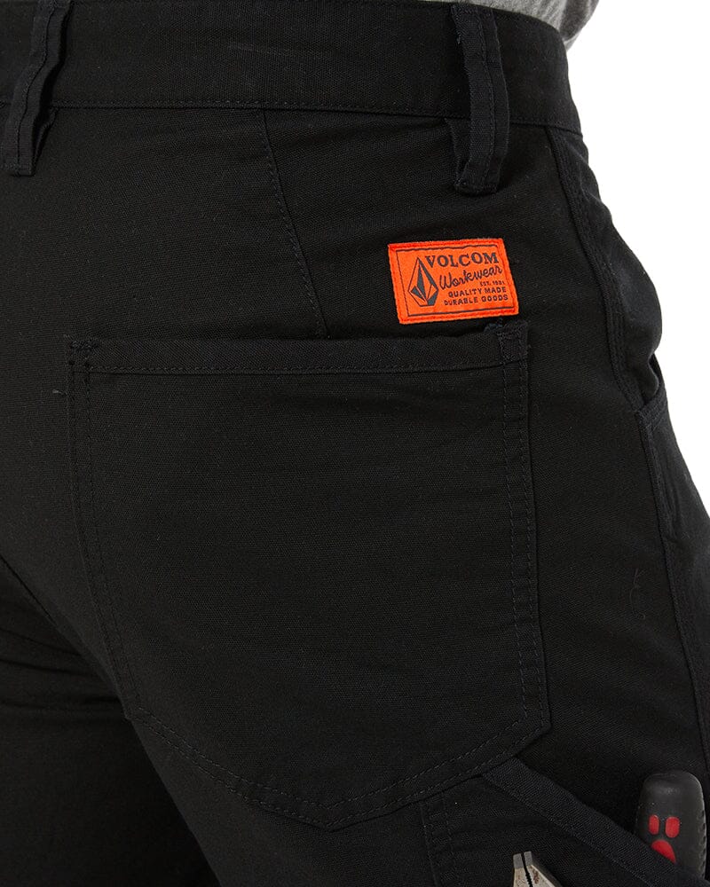 Volcom Caliper Work Short - Black | Buy Online