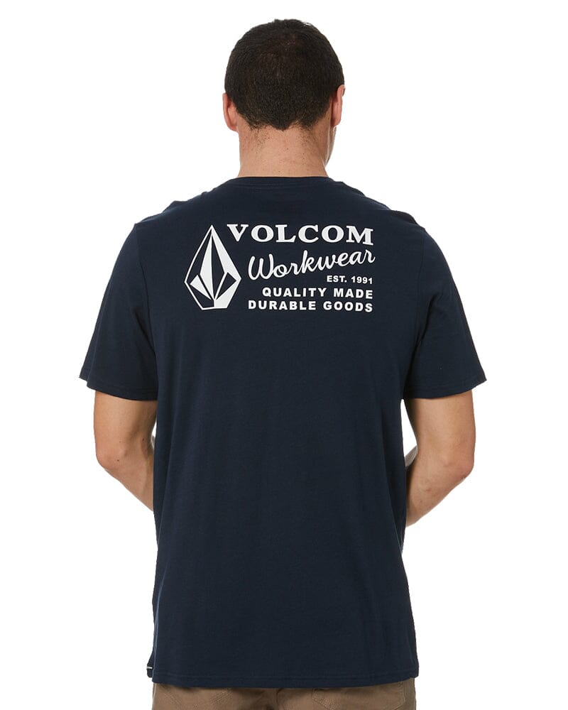Volcom Tradies VWW SS Tee Twin Value Pack - Navy | Buy Online